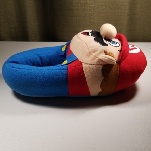 Nintendo | Shoes | Super Mario Bros Plush Slippers Mario And Luigi ...